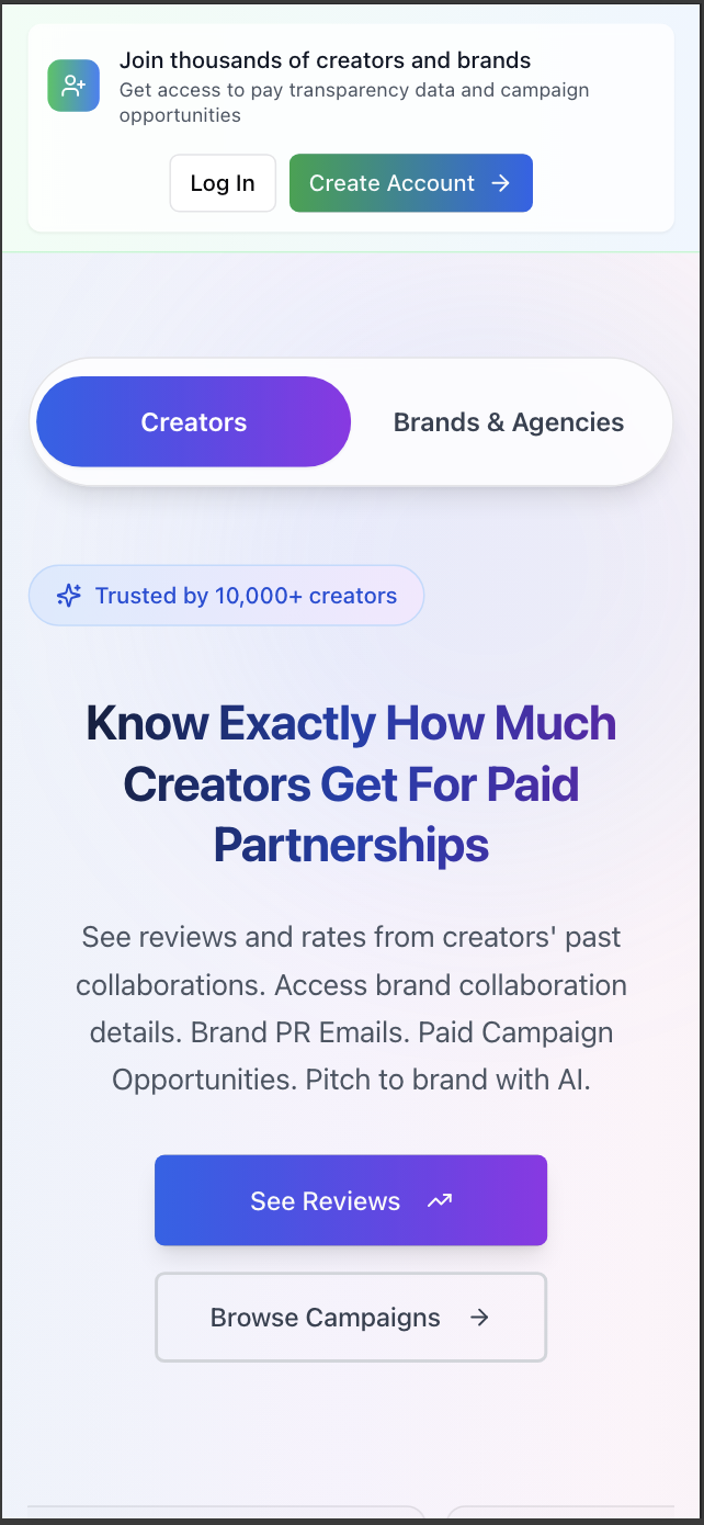 Creator Brand Hub